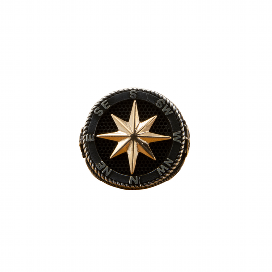 Compass Ring 925 Sterling Silver Sleekj